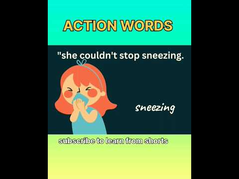 ACTION WORDS| Verb #shorts #shortsfeed #actionwords #educationalvideo