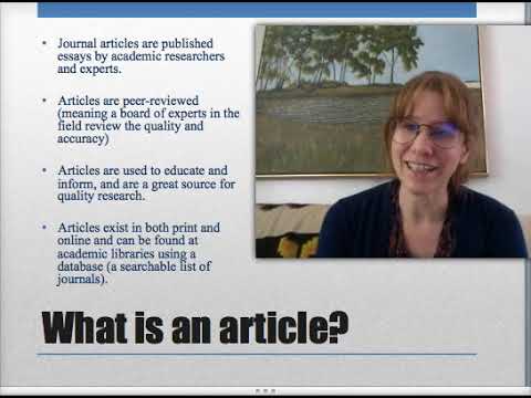 What is an article summary?