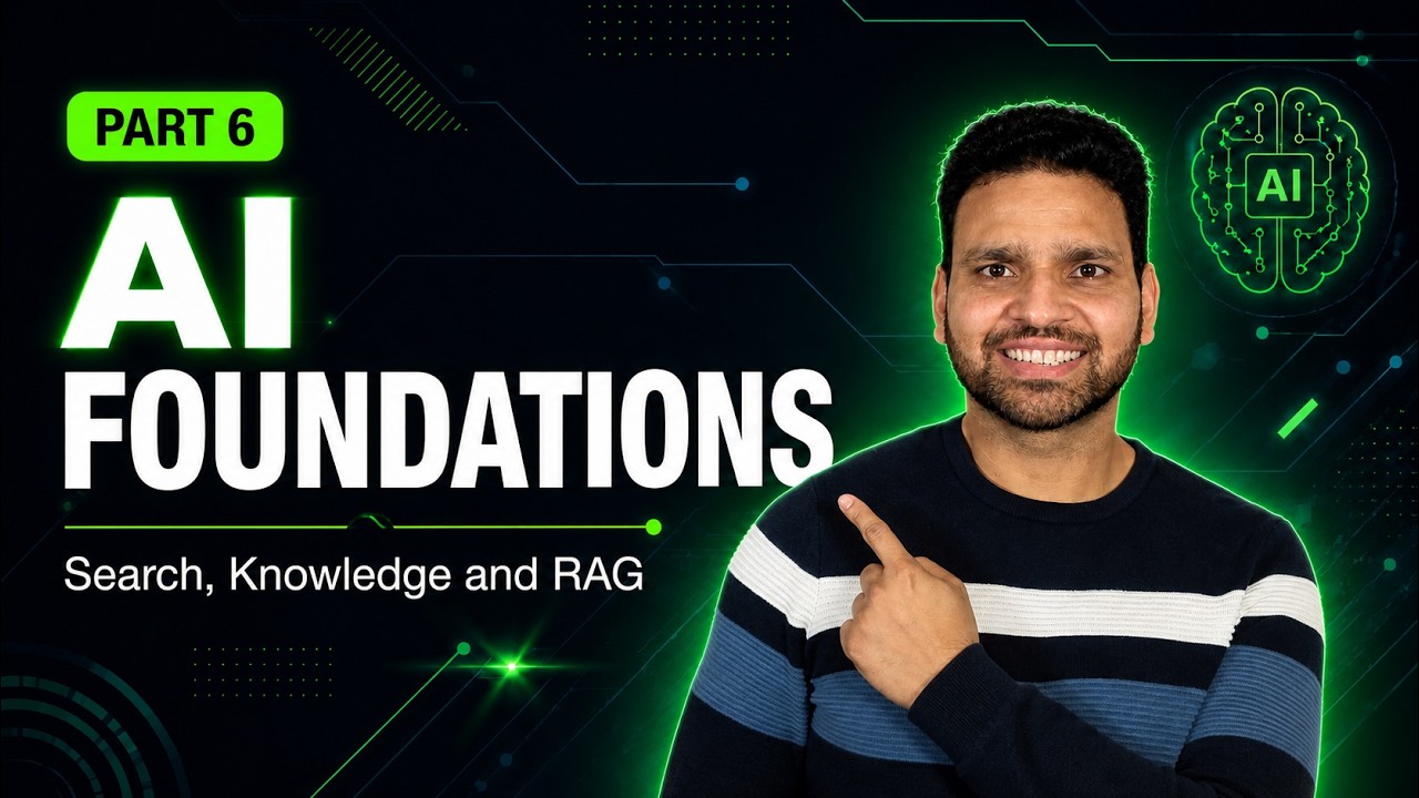 Generative AI Foundations | Search, Knowledge and RAG (Part 6)