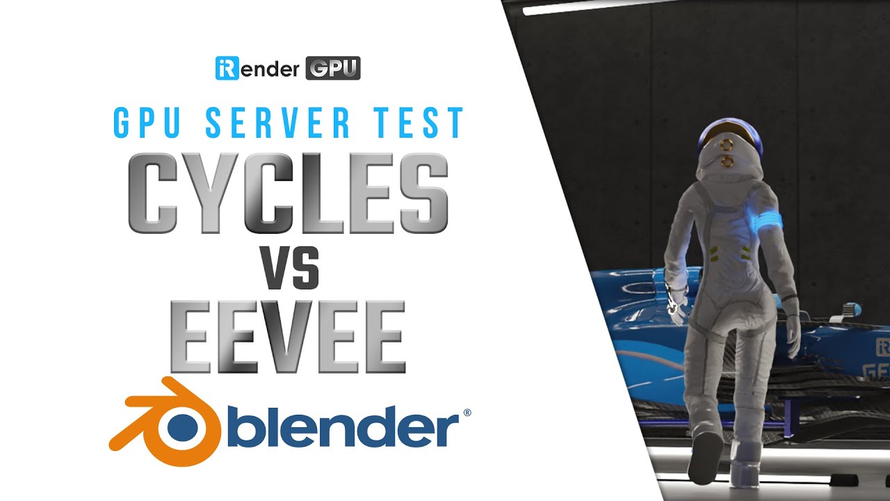 Cycles vs Eevee on 6x RTX 4090 | Blender GPU render farm | iRender Cloud Rendering