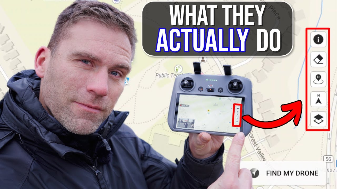 ALL DJI MAP ICONS EXPLAINED - DJI Fly App Map