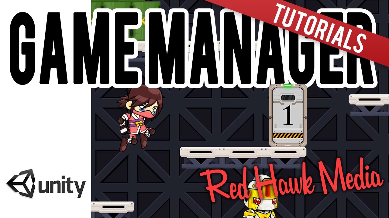 2D Platform Game: Unity -- Game Manager -- 13.1