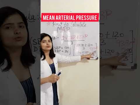 How to calculate Mean arterial pressure.