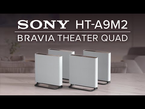 Sony BRAVIA Theatre Quad Home Theatre Speaker System (HT-A9M2) | Best Wireless Surround Sound?!