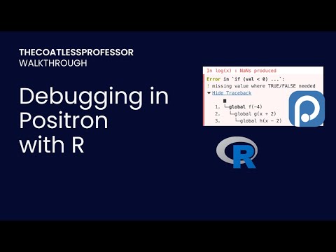 Positron IDE Debugger for R Demo with Nested Functions (Public Beta)