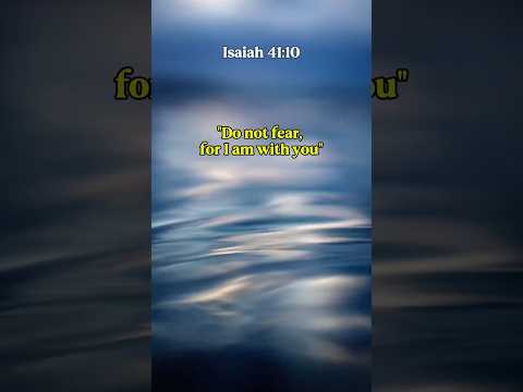 Conquer Your Fear (Isaiah 41:10)