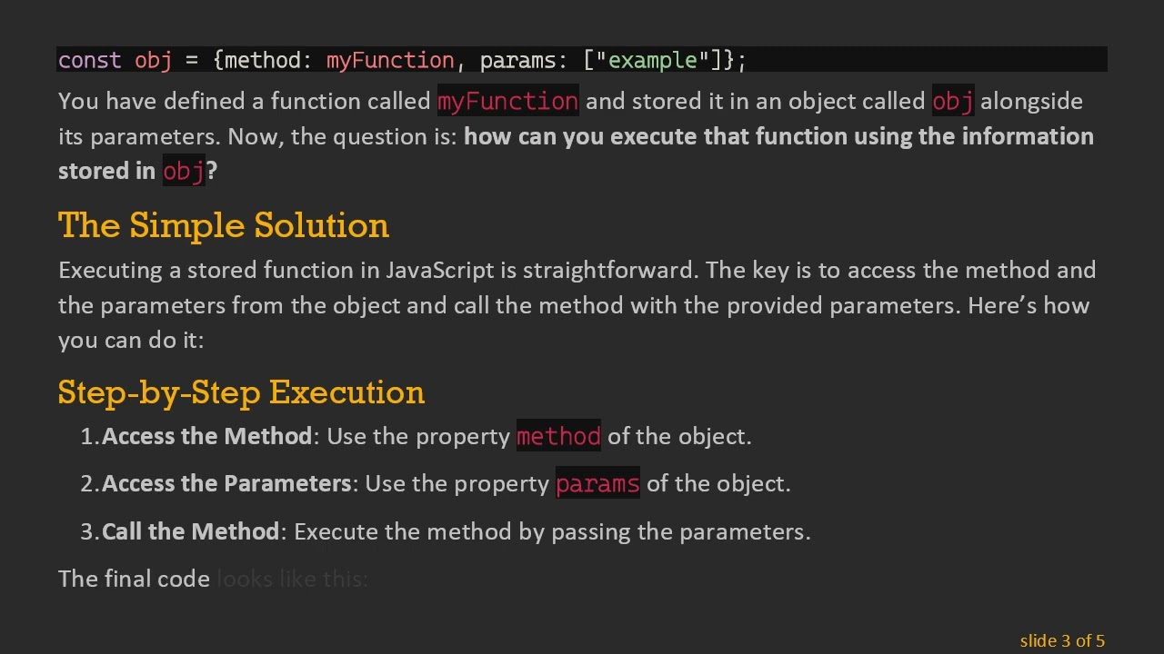How to Execute a Function Stored in a Variable in JavaScript