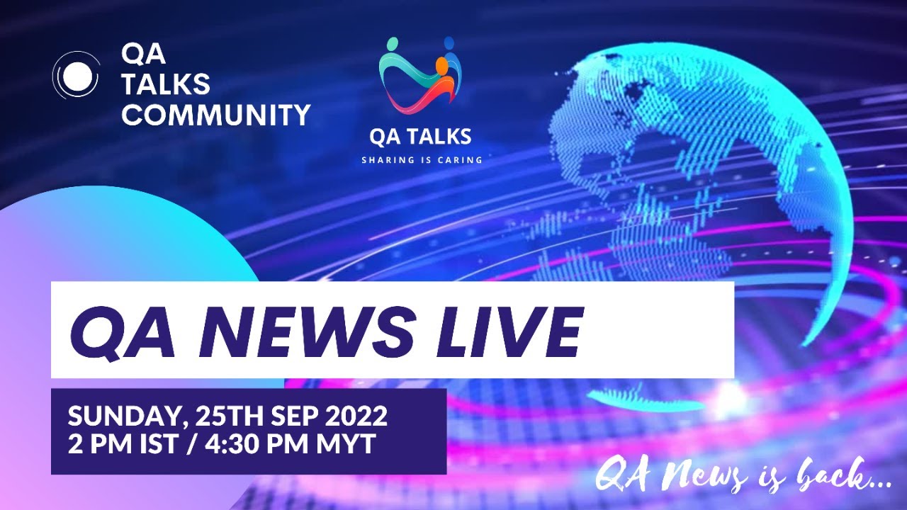QA News Live By QA Talks Community