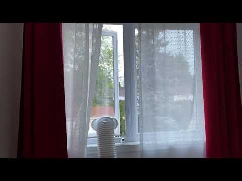 How to put portable air conditioner in a casement window