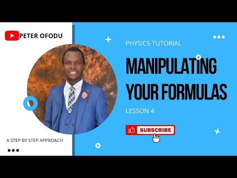 How to manipulate Physics formulas ||Electric Field deflection (Lesson 4) || PHYSICS TUTORIAL