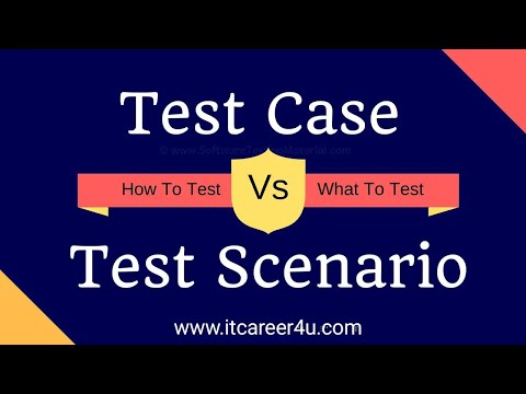 The Secret Behind Test Scenarios and Test Cases