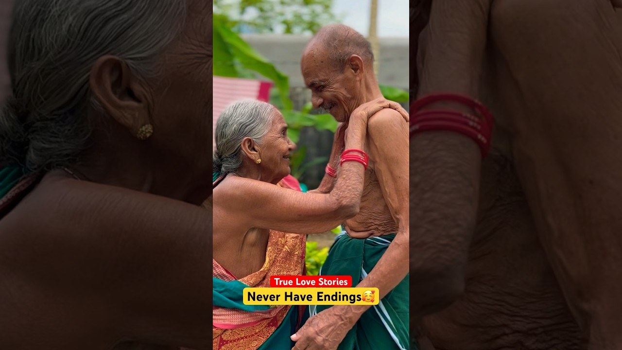 92 years Grandfather ❤️ 87 Years Grandmother 🥰😍 Love Story ❤️ #shorts #ytshorts #youtubeshorts