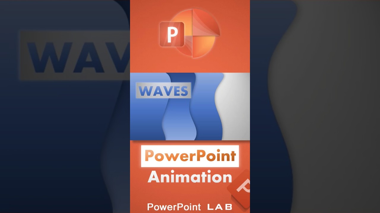 Creative Waves Animation Motion on PowerPoint #powerpointtutorial #powerpoint