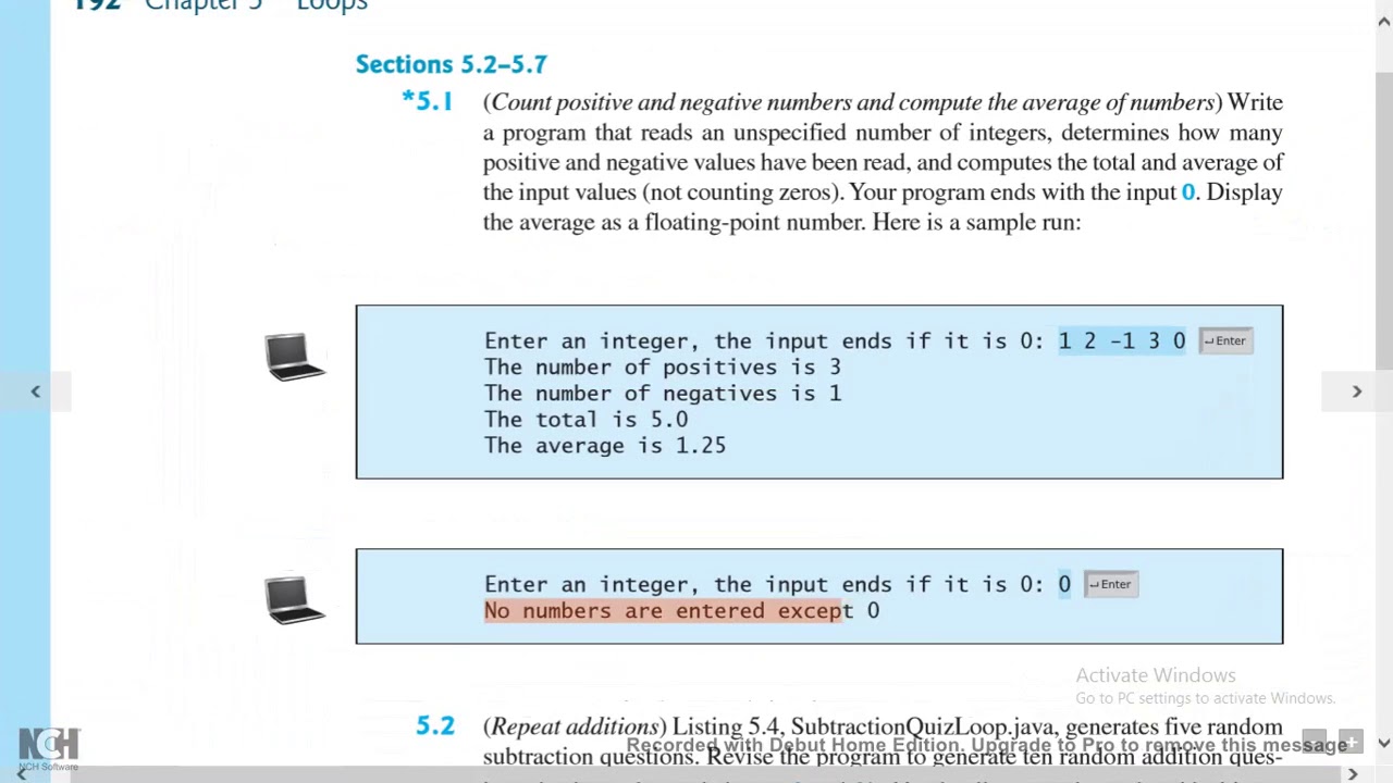 Introduction To Java Programming   Exercise 5 1a
