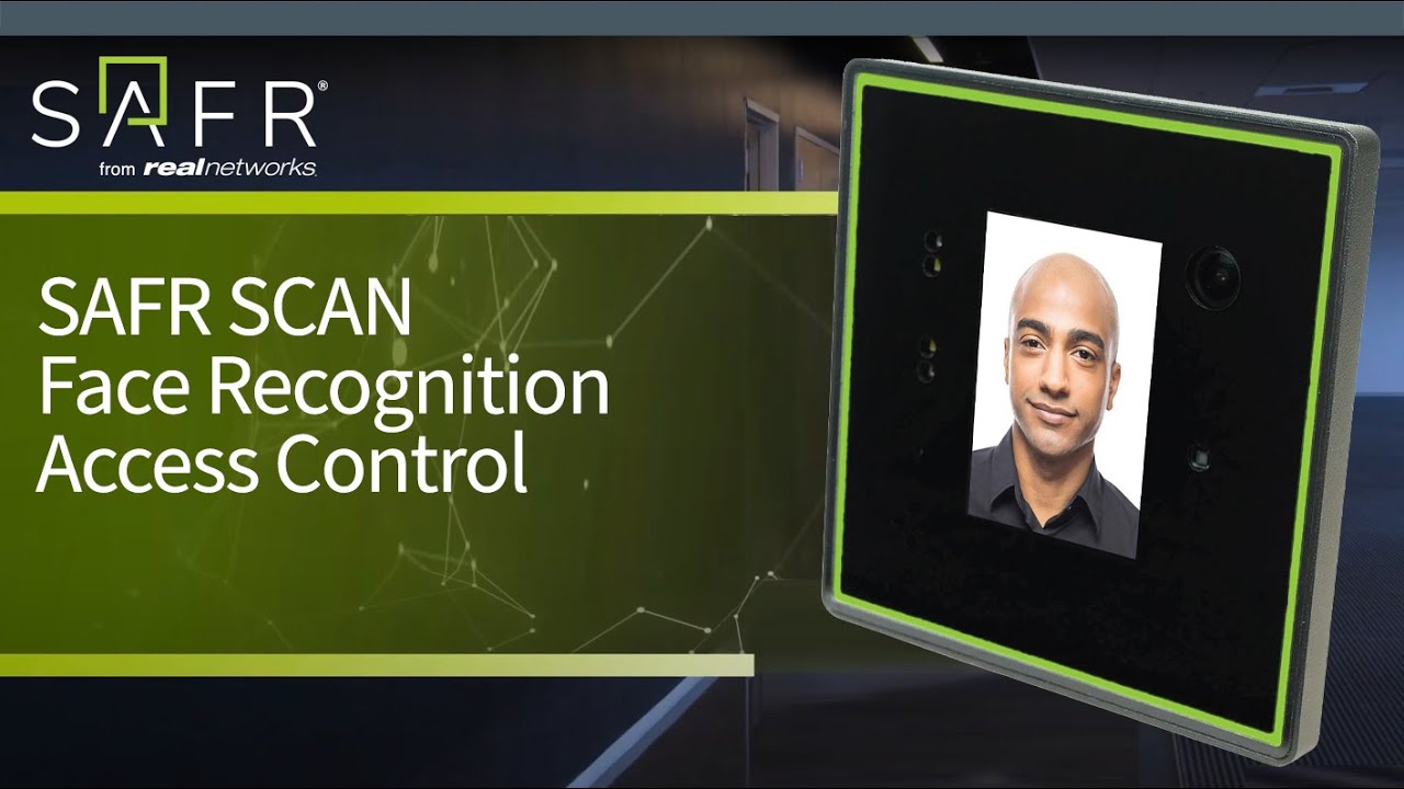 SAFR Scan high performance face recognition access control