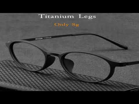 Ultralight Titanium Alloy TR90 Reading Glasses For Men And Women Retro Round Anti blue Light Presb