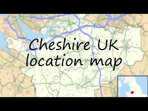How to pronounce Cheshire UK location map in English?