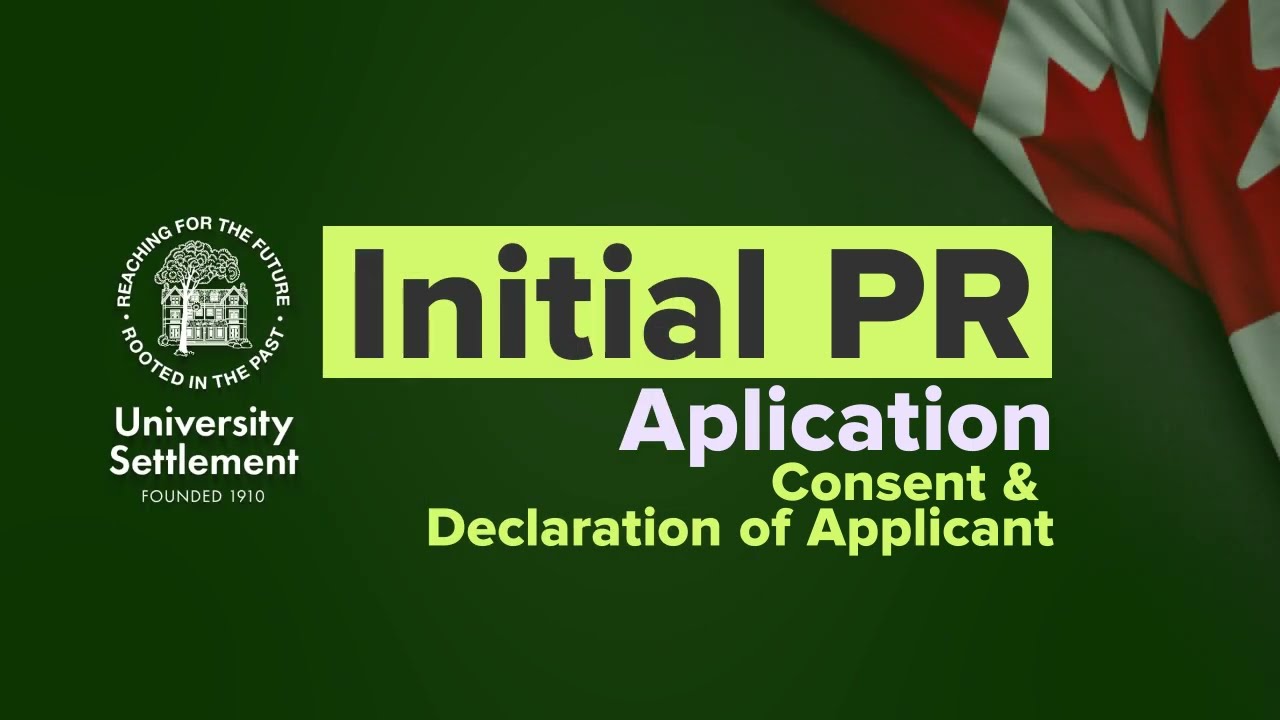 Consent & Declaration of Applicant