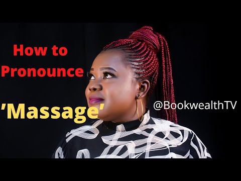 How to Pronounce 'Massage' #Massage