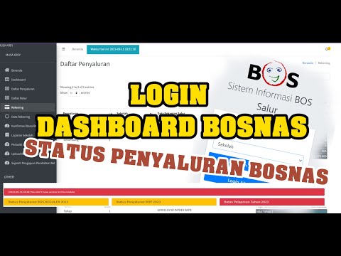 Login Dashboard Bosnas II Informasi Bos Salur II Login SSO Dapodik