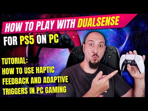 How to Use Your DUALSENSE Controller on PC: PS5 Controller Setup via Bluetooth - Steam & Epic Games!