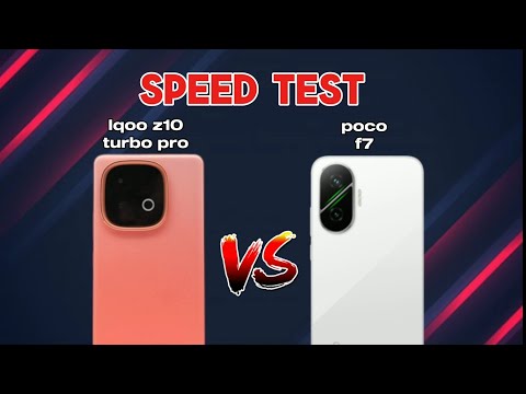 Poco f7 vs Iqoo z10 turbo pro Speed 🔥test🚀 #iqooz10turbopro #pocof7#speedtest