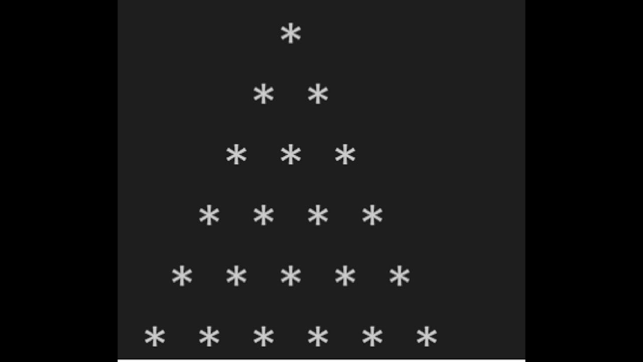 Python Interview Questions: Write a program to print pyramid pattern in python