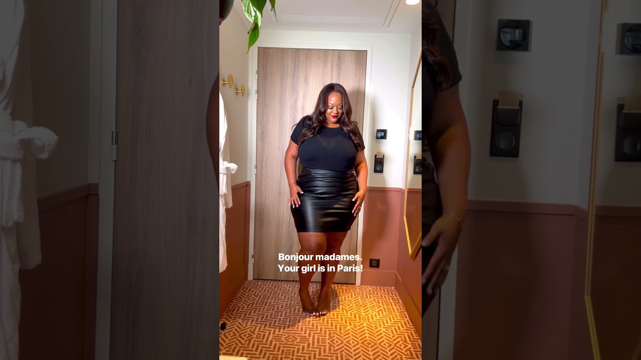 Plus size at Paris Fashion Week! Here’s what I wore to my first event with TikTok!