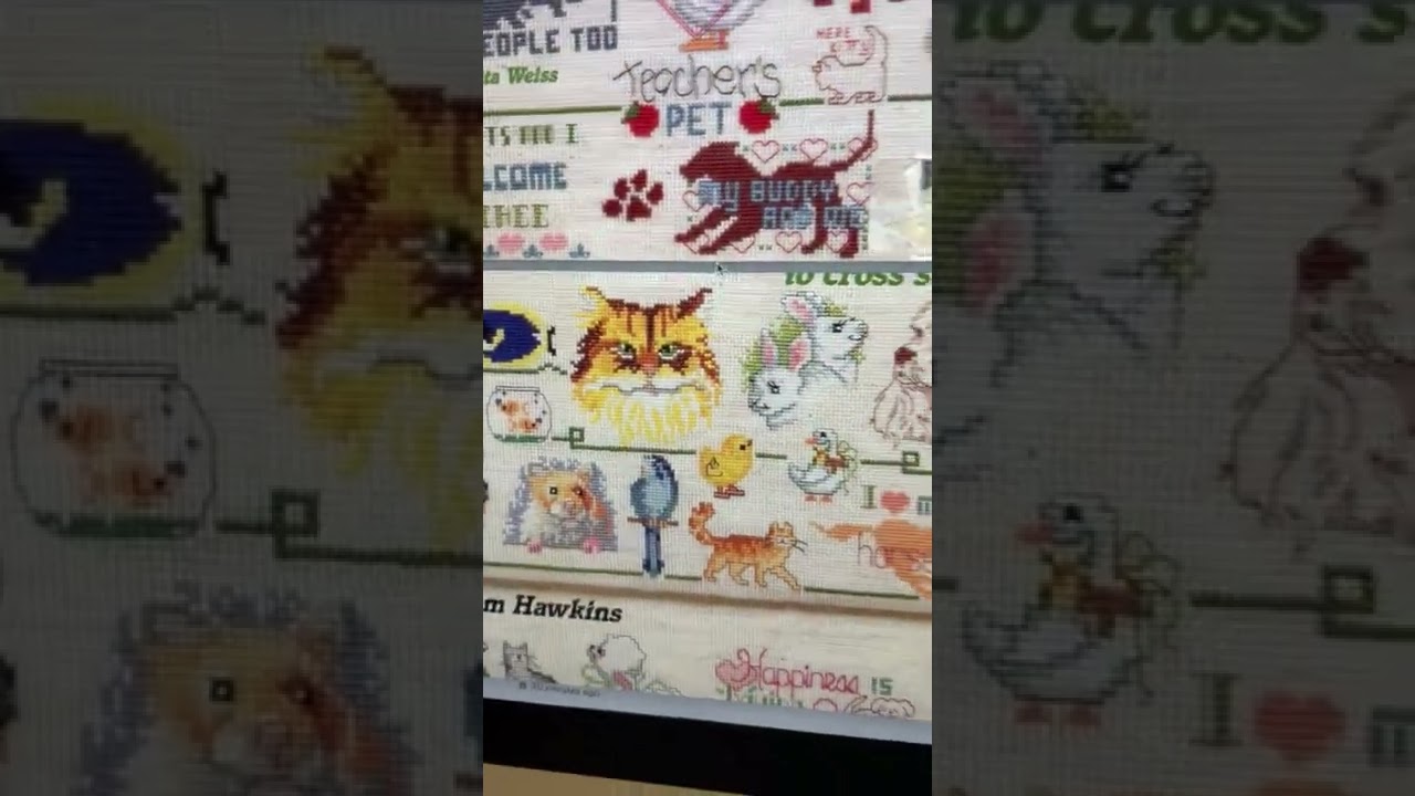 50 animals cross stitch patterns