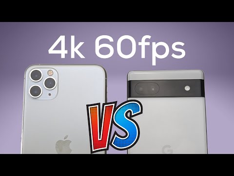Pixel 6a vs iPhone 11 Pro Max Camera Comparison 4k 60fps