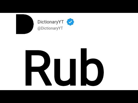 Rub Meaning in English