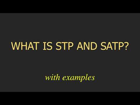 WHAT IS STP AND SATP? | WITH EXAMPLES AND EXPLANATION