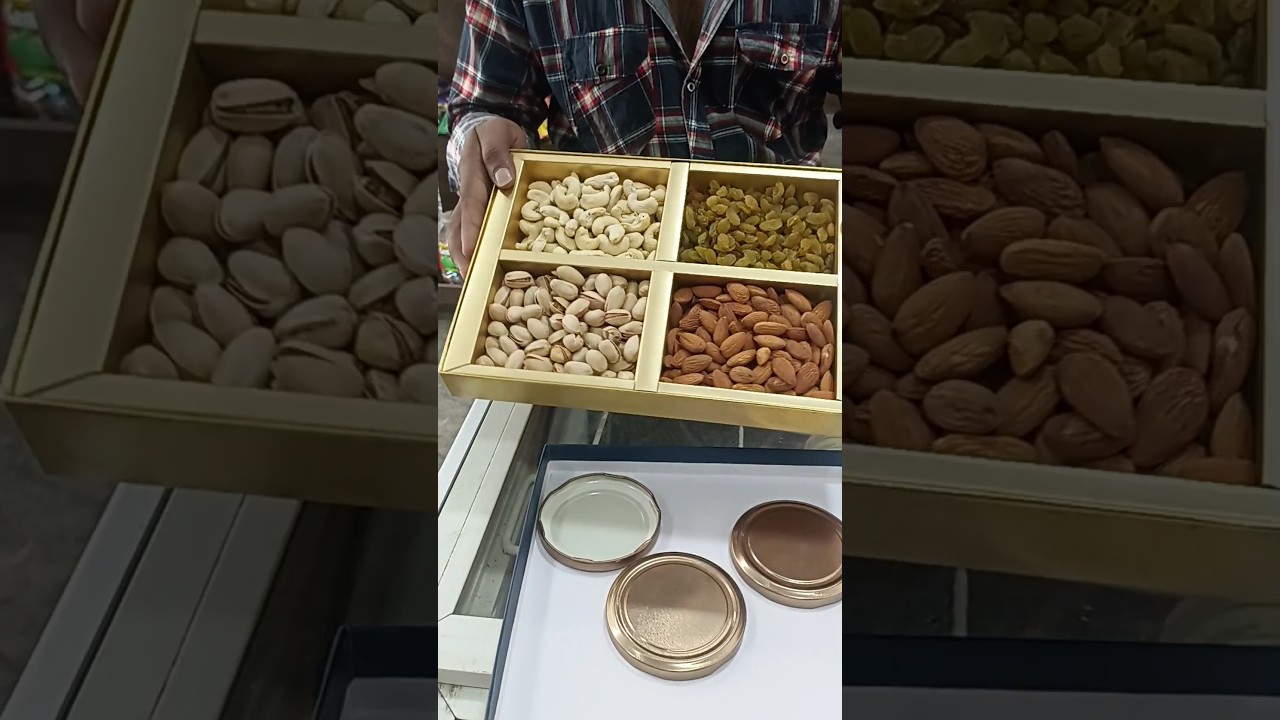 DIY Dry fruits box new design ideas #dryfruits#drydewali#dewalispecial#dewalistatus#viral#trending