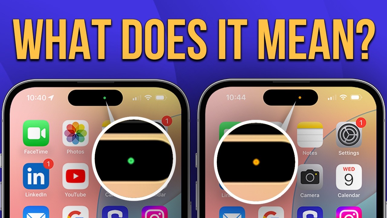 Green or Orange Dot on iPhone: Are You Hacked?