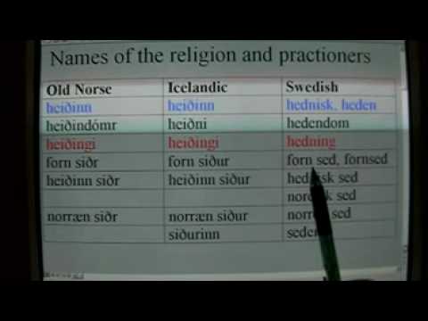 Forn Sed Pronunciation Guide 2 Names of the Religion Heathen custom