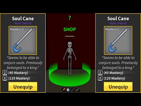 How To Get Soul Cane in Blox Fruits | Living Skeleton NPC | First Sea