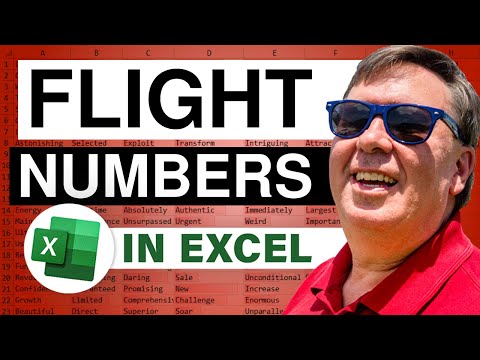 Excel - VLOOKUP for Airline and Flight Number Combined - Episode 523