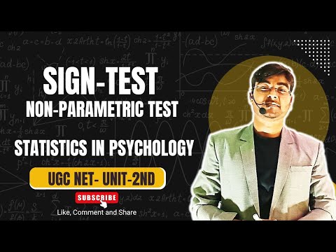 Sign Test Explained | Non-Parametric Test | Definition, Use, MCQs | UGC NET Psychology