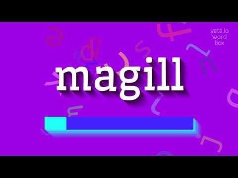 How to say "magill"! (High Quality Voices)