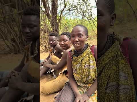 Hadzabe tribe bush people try to say funny new sentence in English for the first time π
π