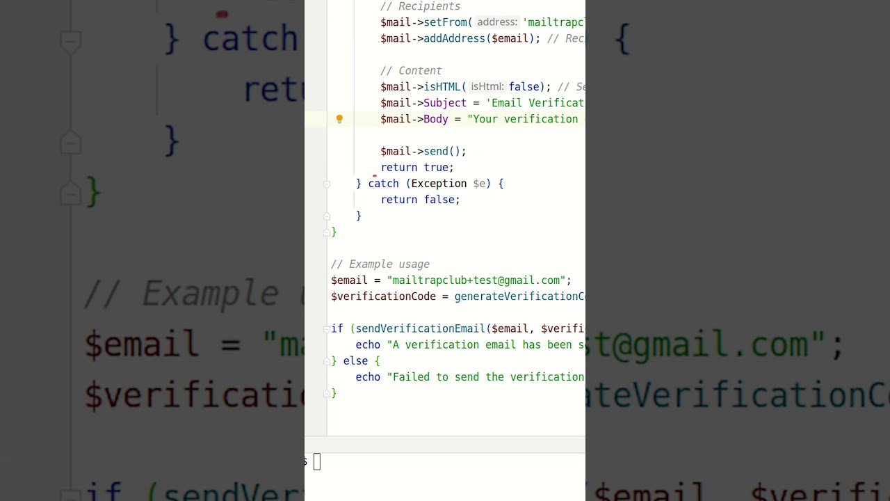 Email Verification Script in PHP - Tutorial by Mailtrap