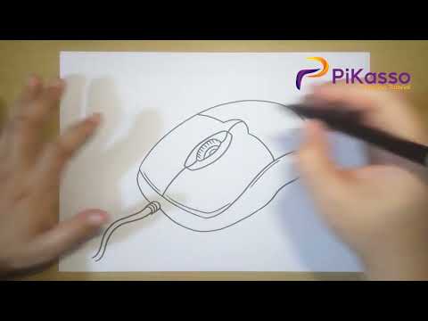 Computer Mouse Easy Drawing Tutorial