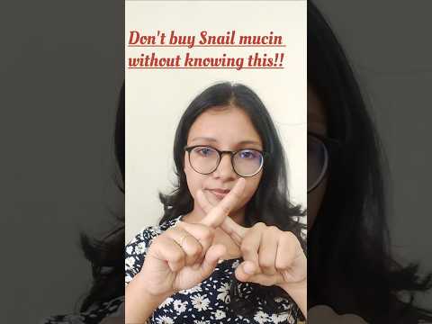 Don't buy Snail Mucin without knowing this!!!!!!!#cosrxsnailmucin#snailmucin#sensitiveskin#telugu#yt