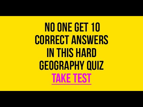 World Geography Quiz