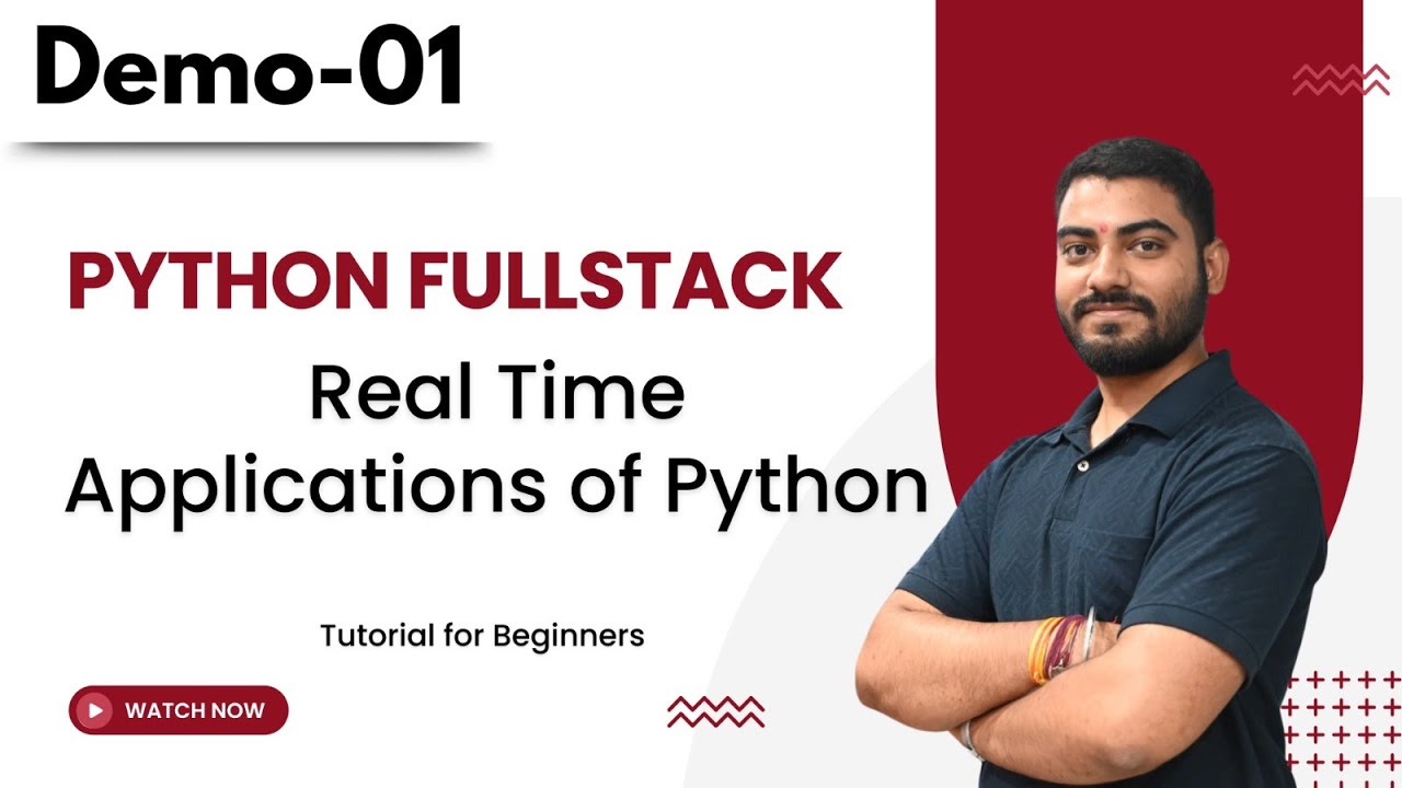 Python FullStack Demo 01 | Real Time Applications of Python | Python Tutorial for Beginners