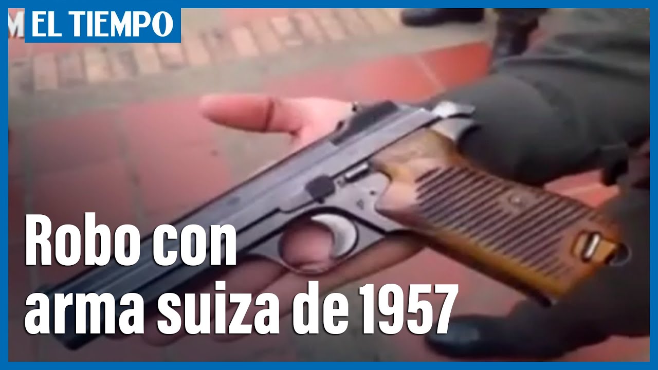 Ladrones hurtaban con arma antigua del ejército suizo | El Tiempo
