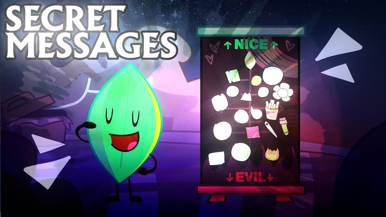 BFDIA’S SECRET MESSAGES (As of BFDIA 24)