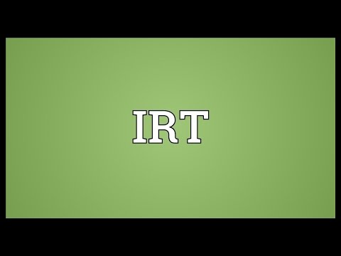 IRT Meaning