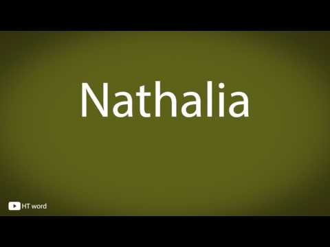 How to pronounce Nathalia