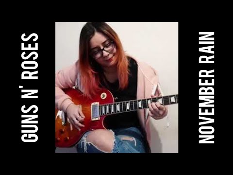 Guns N' Roses - November Rain (First Solo) | Juliana Wilson